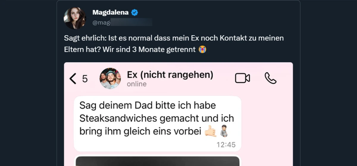 Er hat einfach noch Kontakt zu ihrem Vater 😭