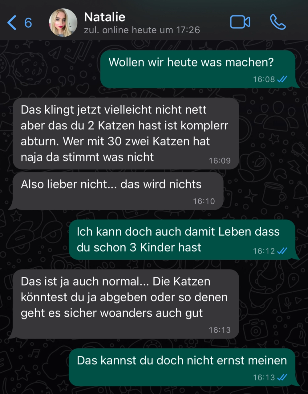 Das passt einfach nicht bei den beiden