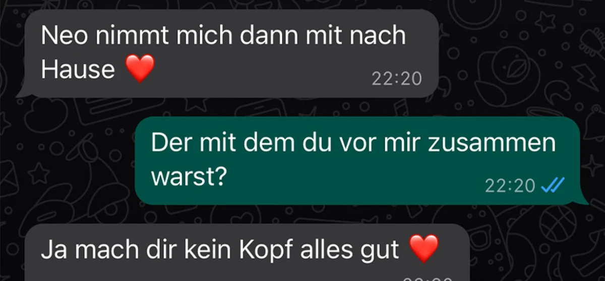 Ihr Ex hat sie nach Hause gebracht
