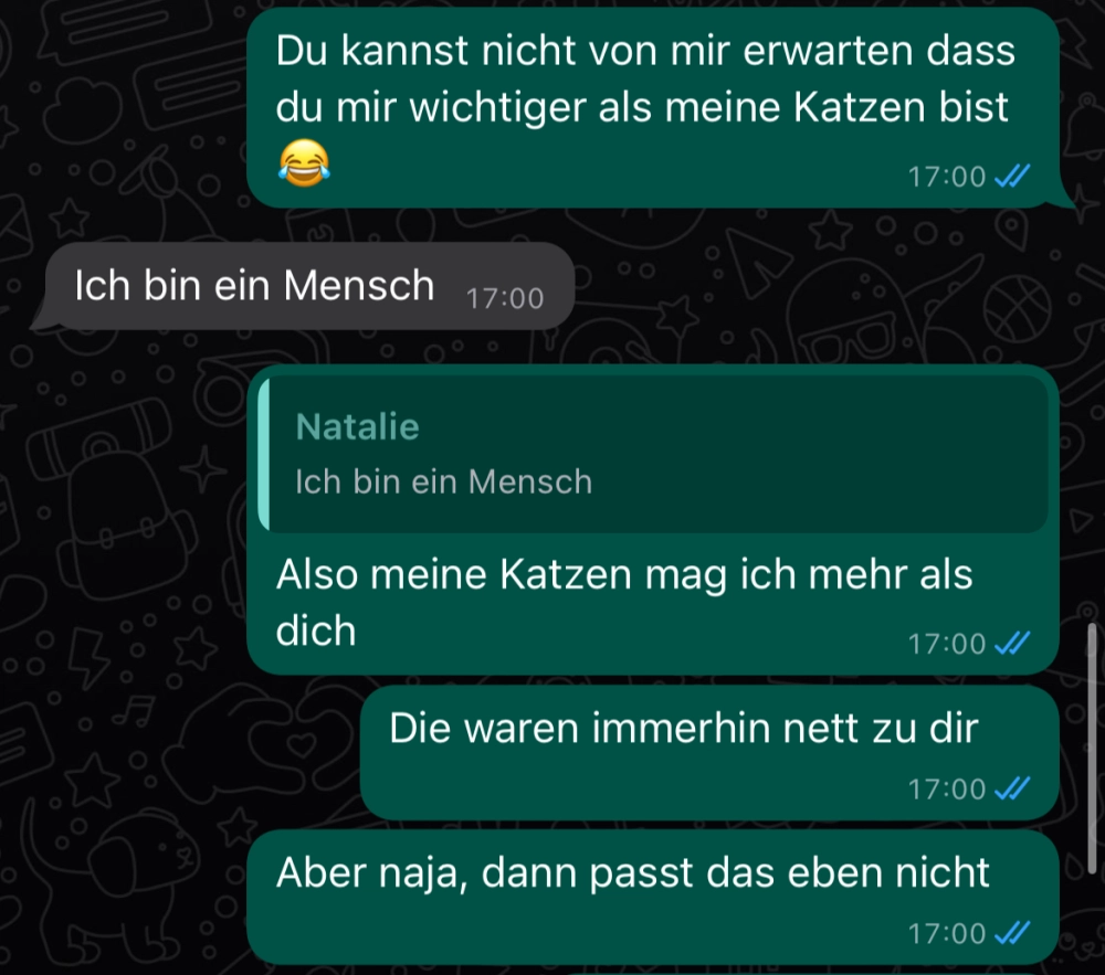 Das passt einfach nicht bei den beiden